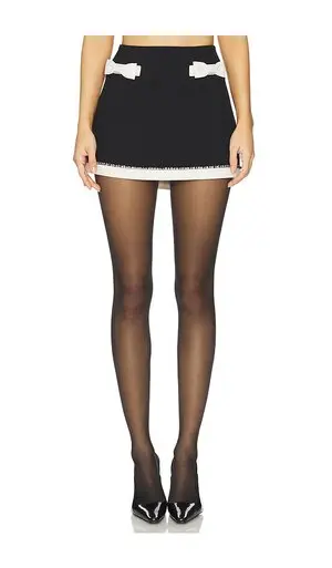 LoveShackFancy Edeness Skirt With Bow Detail