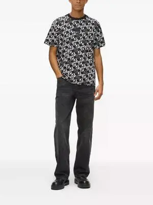 Karl Lagerfeld Monogram-pattern T-shirt