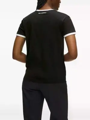 Karl Lagerfeld Organic Cotton Graphic Print T-shirt