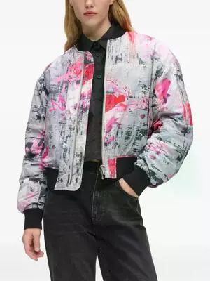 Karl Lagerfeld All-over Print Bomber Jacket
