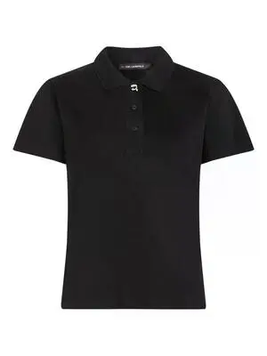 Karl Lagerfeld Ikon Button Polo Shirt