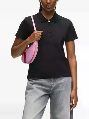 Karl Lagerfeld Ikon Button Polo Shirt