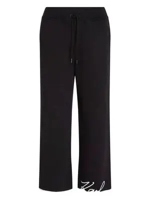 Karl Lagerfeld Signature Hem Track Pants