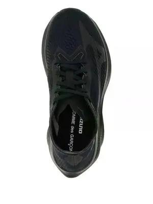 Comme Des Garçons X Mizuno Wave Rebellion Pro 3 Openwork Sneakers - Black