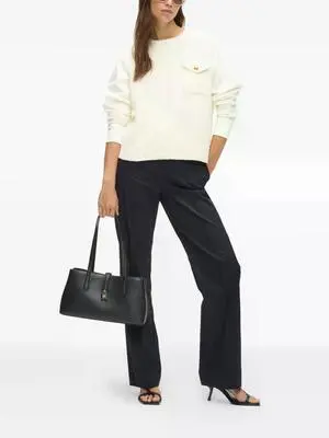 Karl Lagerfeld Bouclé Pocket Sweater