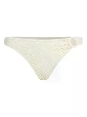 Karl Lagerfeld Ring Embellished Bikini Briefs - Neutrals