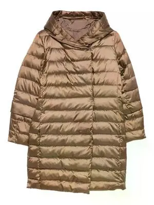 Max Mara Novef Hooded Coat - Brown