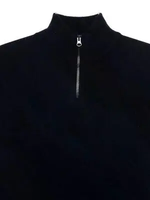 Aspesi Zip Neck Sweater - Blue