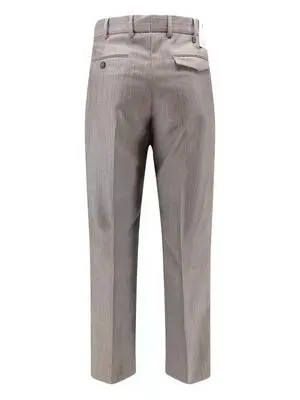 PT TORINO Tailored Trousers With Logo Charm