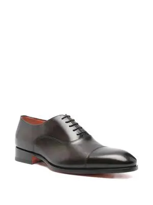 Santoni Leather Oxford Shoes