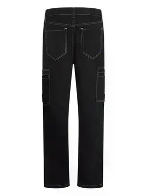 Karl Lagerfeld Contrast Stitching Cargo Trousers