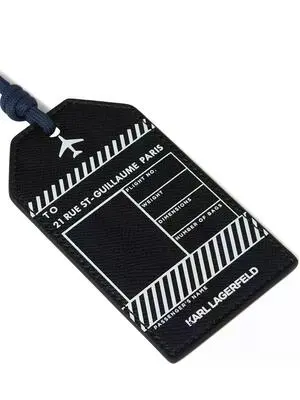 Karl Lagerfeld Luggage Tag Keychain
