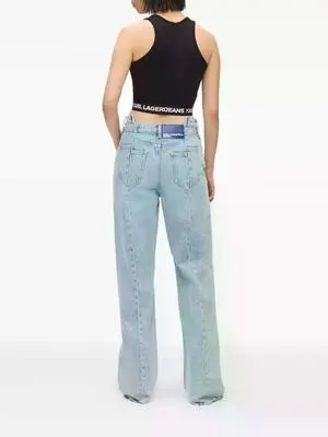 Karl Lagerfeld Seamed Relaxed Fit Jeans