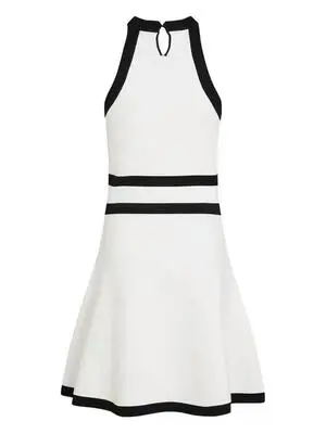 Karl Lagerfeld Sleeveless Dress With Embroidered Logo
