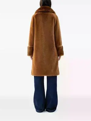 UNREAL FUR Faux Fur Trimmed Coat