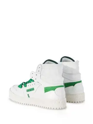 Off-White 3.0 Off Court Leather High Top Sneakers