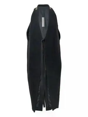 Rick Owens Sleeveless Coat - Black