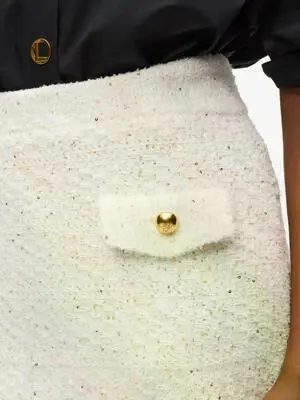 Karl Lagerfeld Mini Bouclé Pocket Skirt