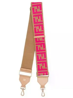 Fendi FENDI Bag Strap With FF Motif Brown