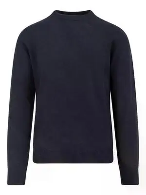 FILIPPO DE LAURENTIIS Crew Neck Long Sleeve Sweater - Blue