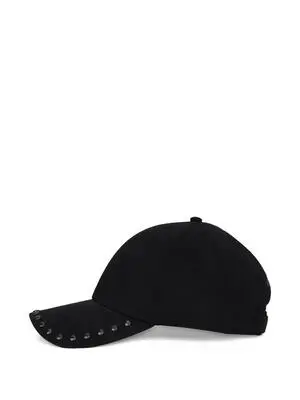 Karl Lagerfeld Signature Studded Baseball Cap