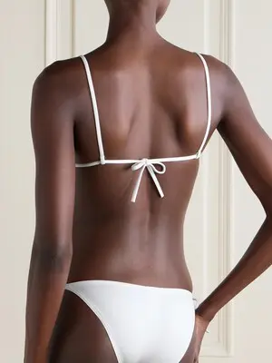 ERES Les Essentiels Mouna Triangle Bikini Top - White