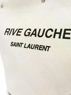 Saint Laurent Rive Gauche Tote Bag - Neutrals