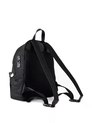 Philipp Plein Monogram Crocodile-effect Backpack