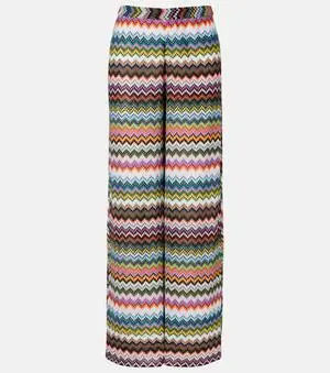 Missoni Zigzag Lame Palazzo Pants