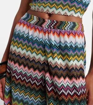 Missoni Zigzag Lame Palazzo Pants