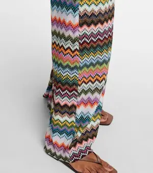 Missoni Zigzag Lame Palazzo Pants