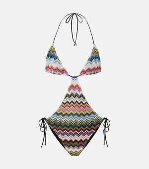 Missoni Zigzag One-piece Swimsuit - Multicoloured