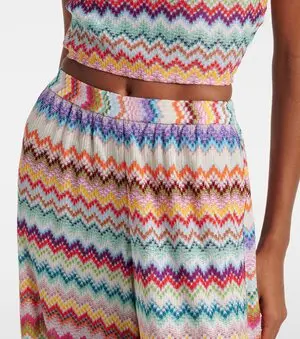 Missoni Zigzag Lame Palazzo Pants