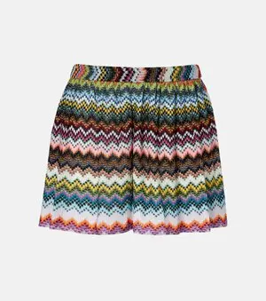 Missoni Zigzag Lame Bermuda Shorts - Multicoloured