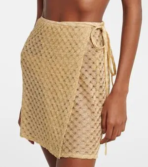Missoni Lame Wrap Skirt - Gold