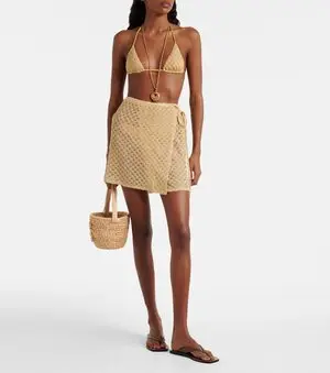 Missoni Lame Wrap Skirt - Gold