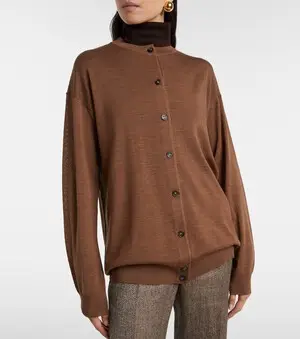 TOD'S Virgin Wool Buttoned Cardigan