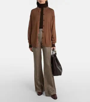 TOD'S Virgin Wool Buttoned Cardigan