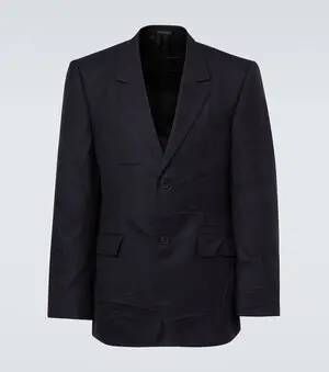 Balenciaga Pinstripe Wool Blazer