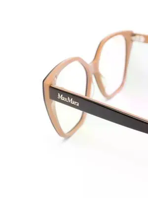 Max Mara Geometric Frame Glasses