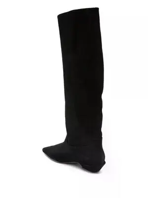 Paris Texas 25mm Bettina Pointed-toe Boots - Black