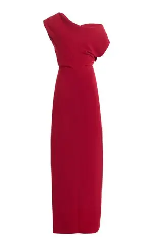 Proenza Schouler Double-crepe Maxi Dress - Red