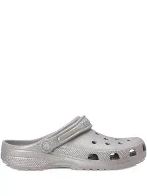 CROCS Crocs Classic Glitter Clogs Silver