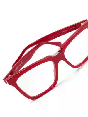 Max Mara Acetate Cat-eye Frame Glasses - Red