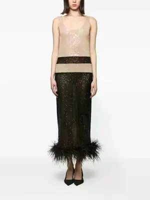 ATU BODY COUTURE Sequin-embellished Midi Dress
