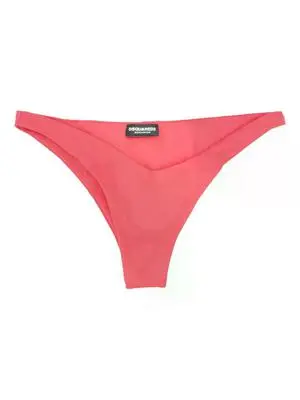 Dsquared2 Logo Detail Bikini Bottom - Pink