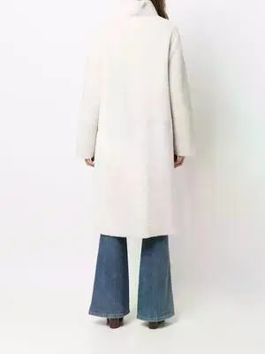 LISKA Reversible Shearling Coat - Neutrals