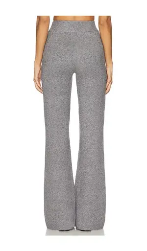 SEROYA Mickie Knit Flare Trouser - Grey