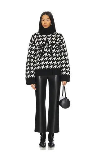 Perfect Moment Chunky Houndstooth Sweater In . Also - Black