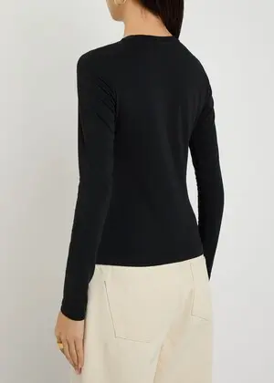 Varley Edna Jersey Top - Black